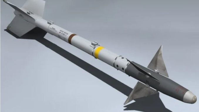 Raytheon’s AIM-9X infrared-guided Sidewinder air-to-air missile ...